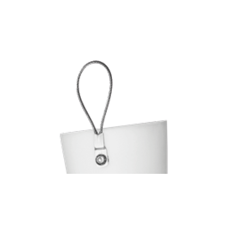 Jambes pliées Hommme blanc à suspendre en Polystyrène choc